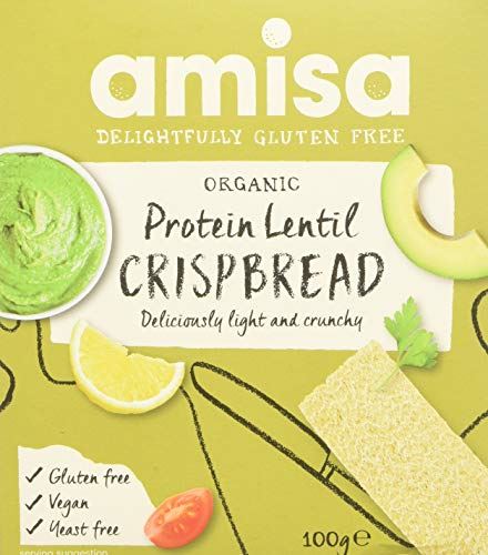 AMISA ORGANICS Protein Lentil Crispbread, 100 GR - RangePlus