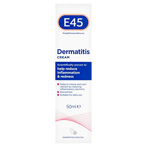 E45 Dermatitis Cream for Inflammation and Redness - 50ml - RangePlus