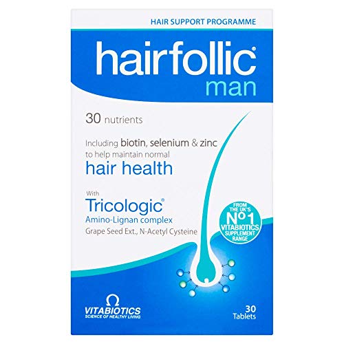 Vitabiotics Hairfollic Man Tablets 30s - RangePlus