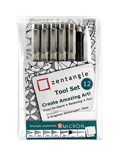 12 Piece Zentangle Tool Set - RangePlus 12 Piece Zentangle Tool Set - RangePlus
