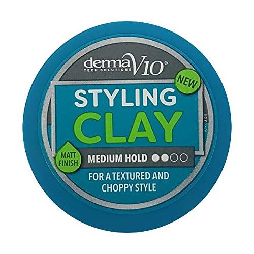 Derma V10 Styling Clay Medium Hold 50ml - RangePlus