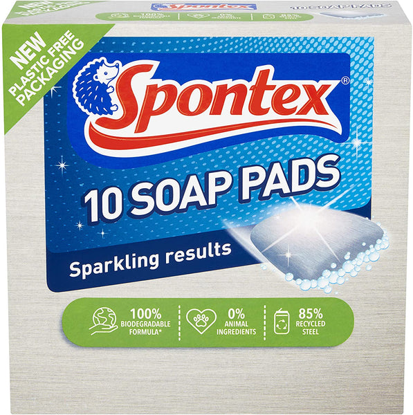 Spontex Soap Pads 10 Pack - RangePlus