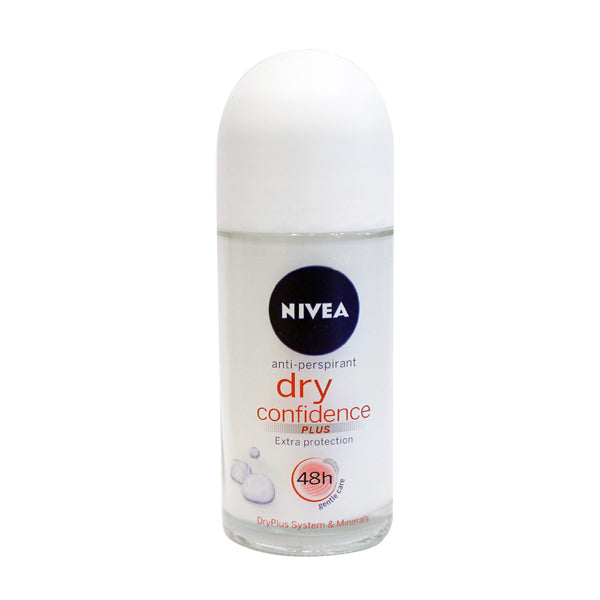 Nivea Deodorant Dry Confidence Rollon 50ml - RangePlus