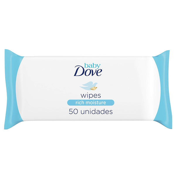 Dove Baby Wipes Rich Moisture, 50 Wipes - RangePlus