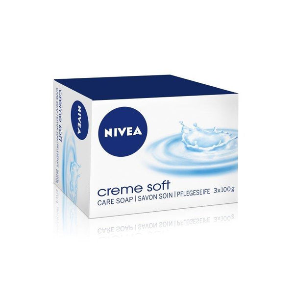 NIVEA Creme Soft Soap Bar PackOf3x100g - RangePlus