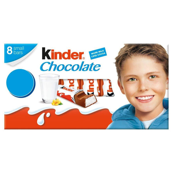Kinder Chocolate Small Bars PMP- 8 x 12.5g (100g) - RangePlus