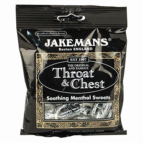 Jakemans Throat & Chest Soothing Menthol Sweets 100g - RangePlus