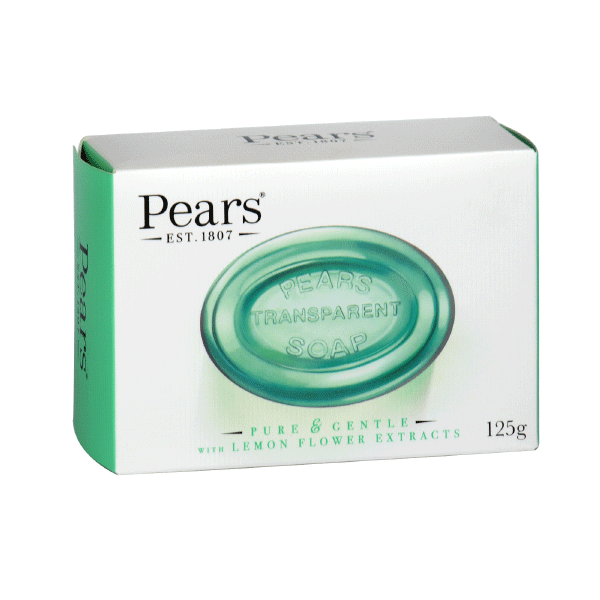 Pears Transparent Soap Pure & Gentle with Lemon Flower Extracts 125g ...