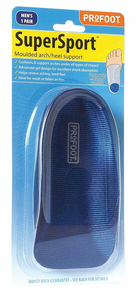 Profoot Super Sport Moulded Arch/Heel Support For Men - RangePlus