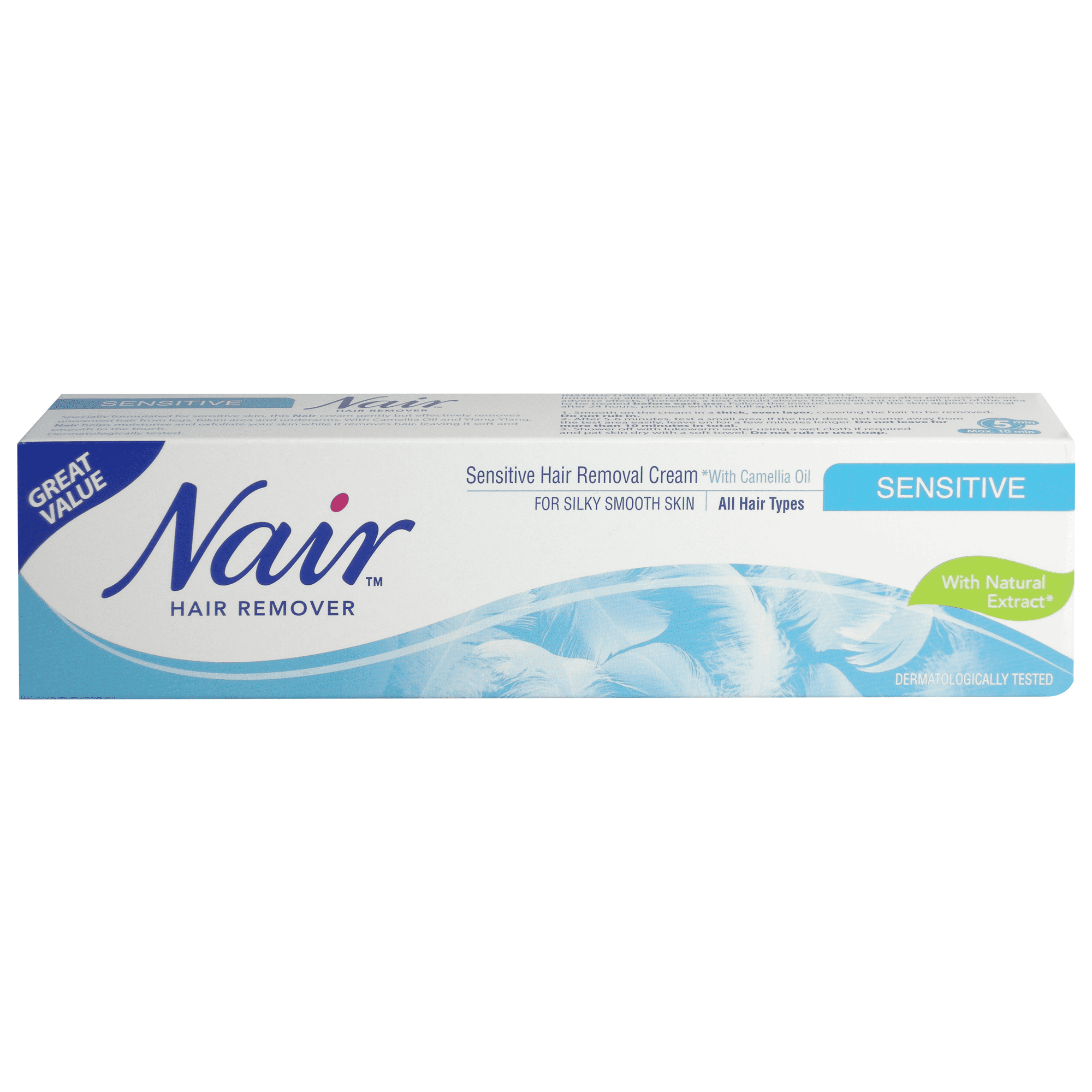 Nair Sensitive Hair Removal Cream - RangePlus