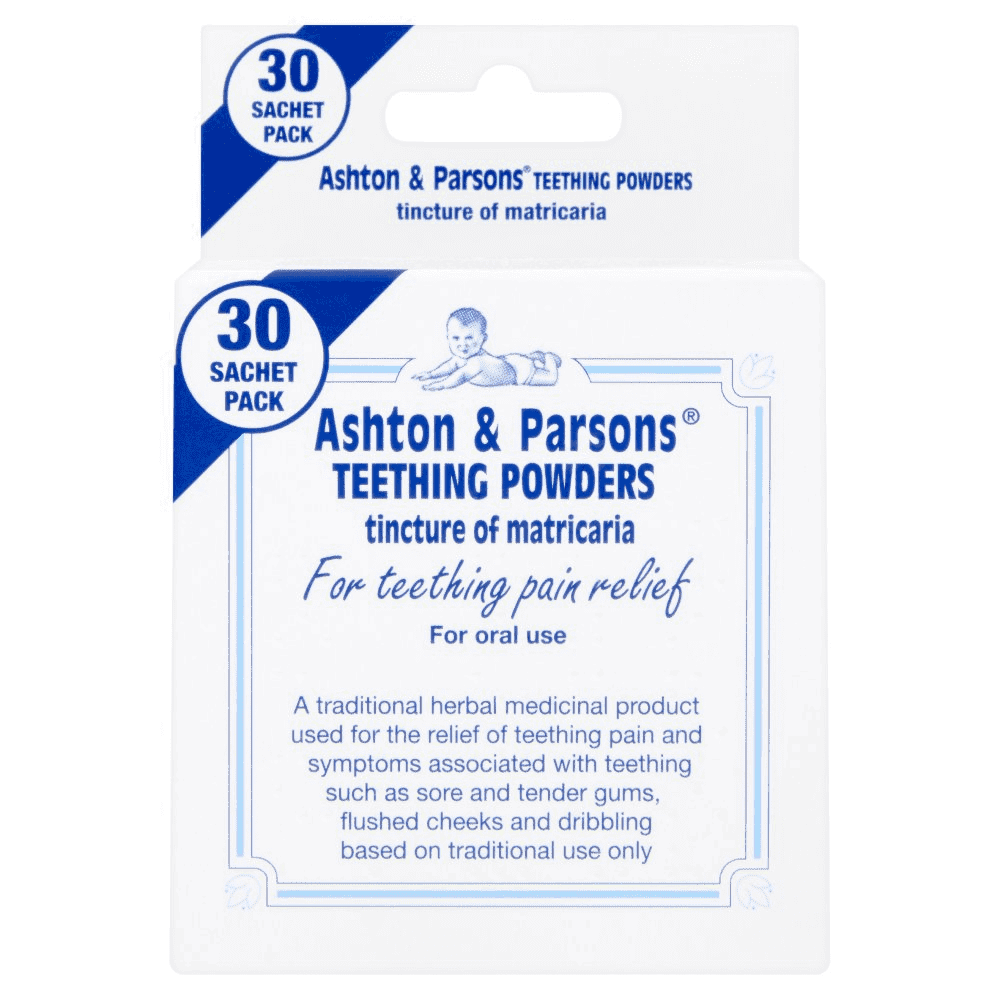 Ashton & Parsons Infants Teething Pain Relief Powder 30 Sachets ...